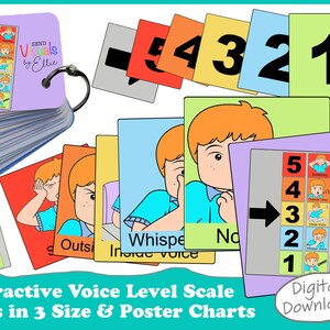 Voice Level Chart Printable Visual Support. Classroom Management ...