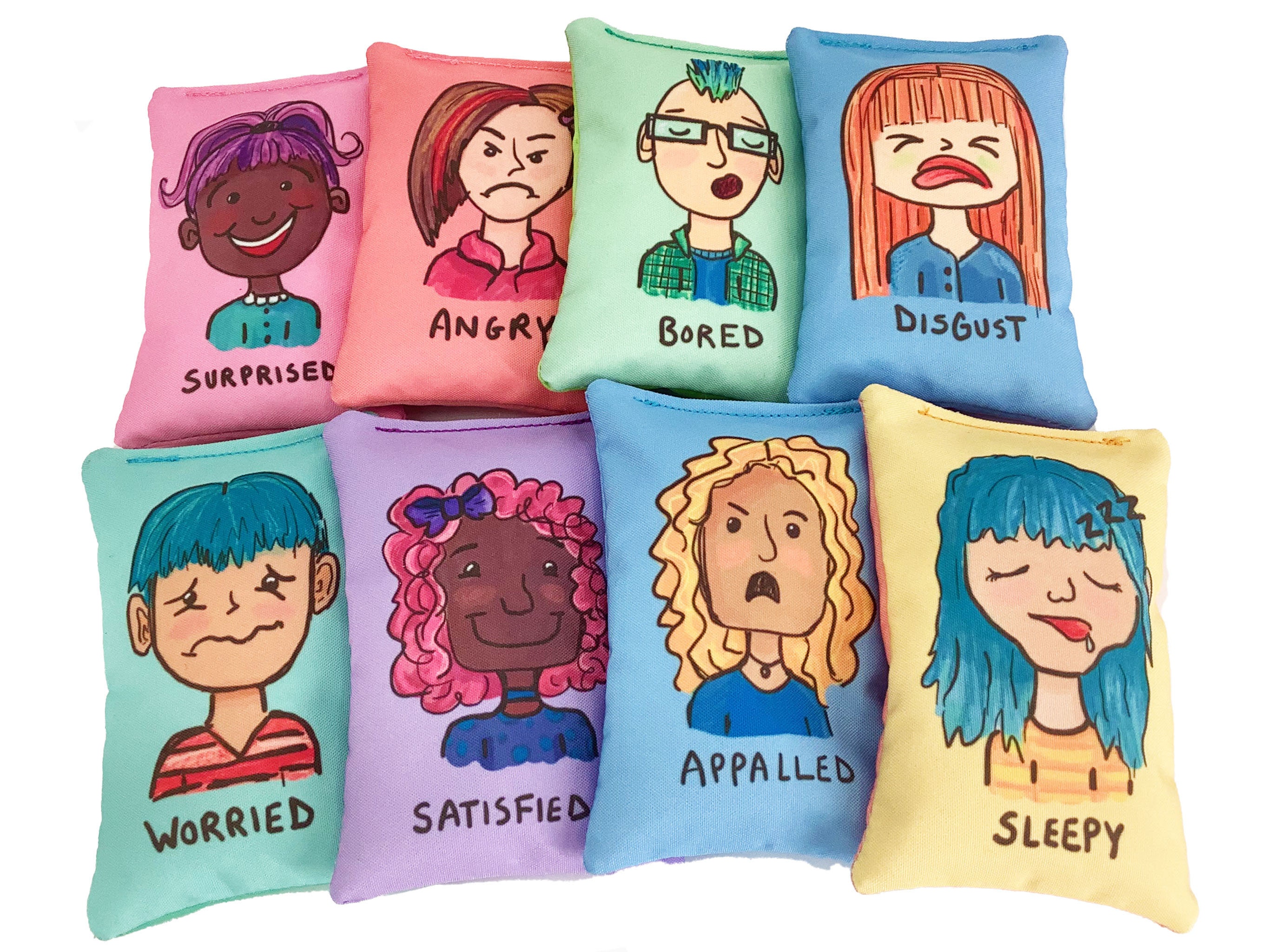 Feelings and Emotion Sensory Bean Bags. Mental Health, Anxiety ...