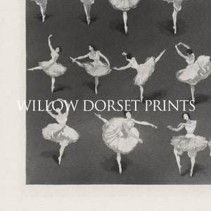Vintage Ballet Poster Printable Vintage Art Ballerina Art Print ...