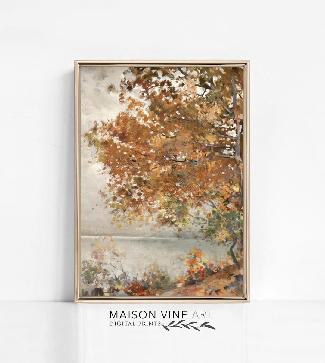 Autumn Tree Print | PRINTABLE Nature Art | Rustic Fall Decor | Vintage ...