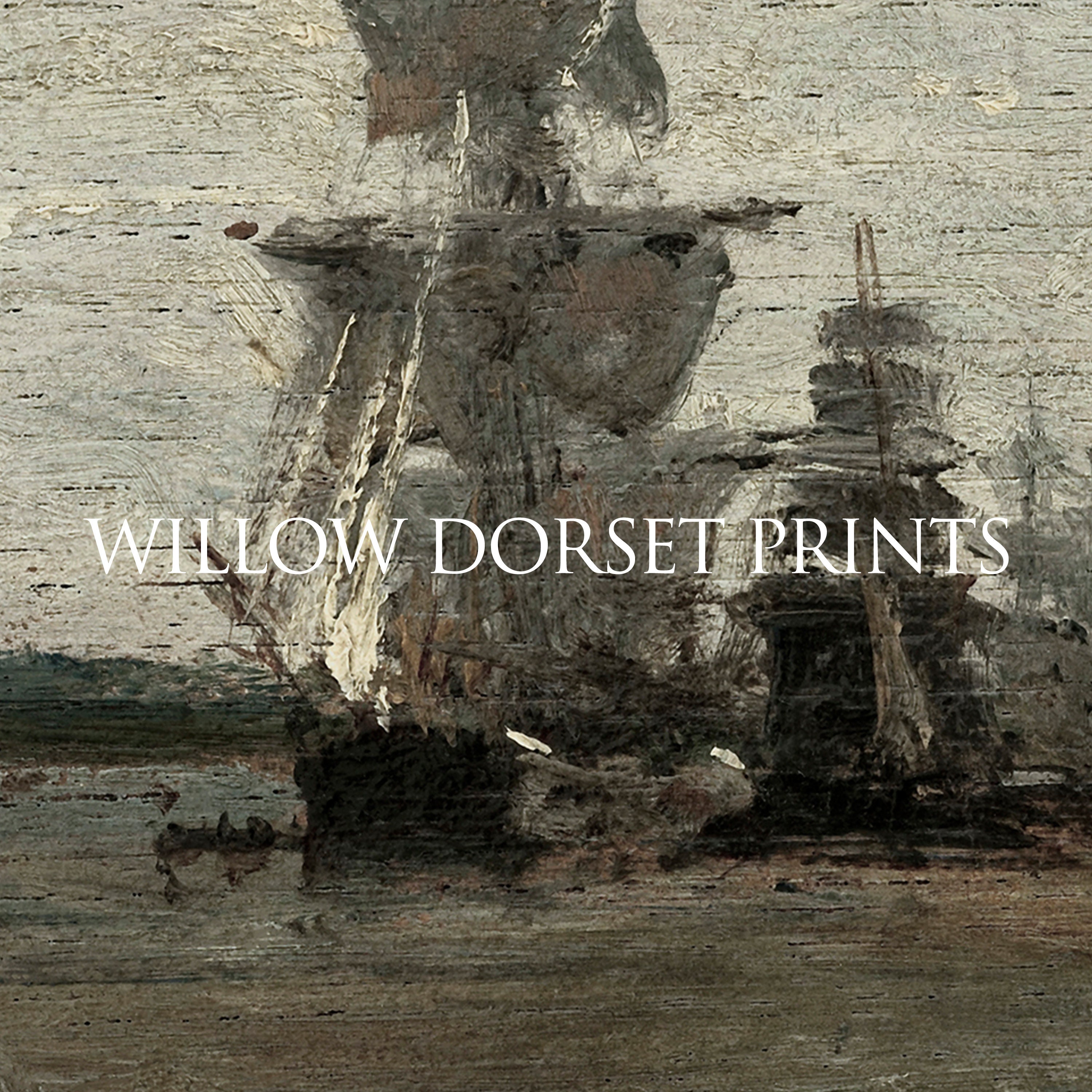 Rustic Ship Painting Abstract Printable Art Vintage Nautical Wall Decor ...