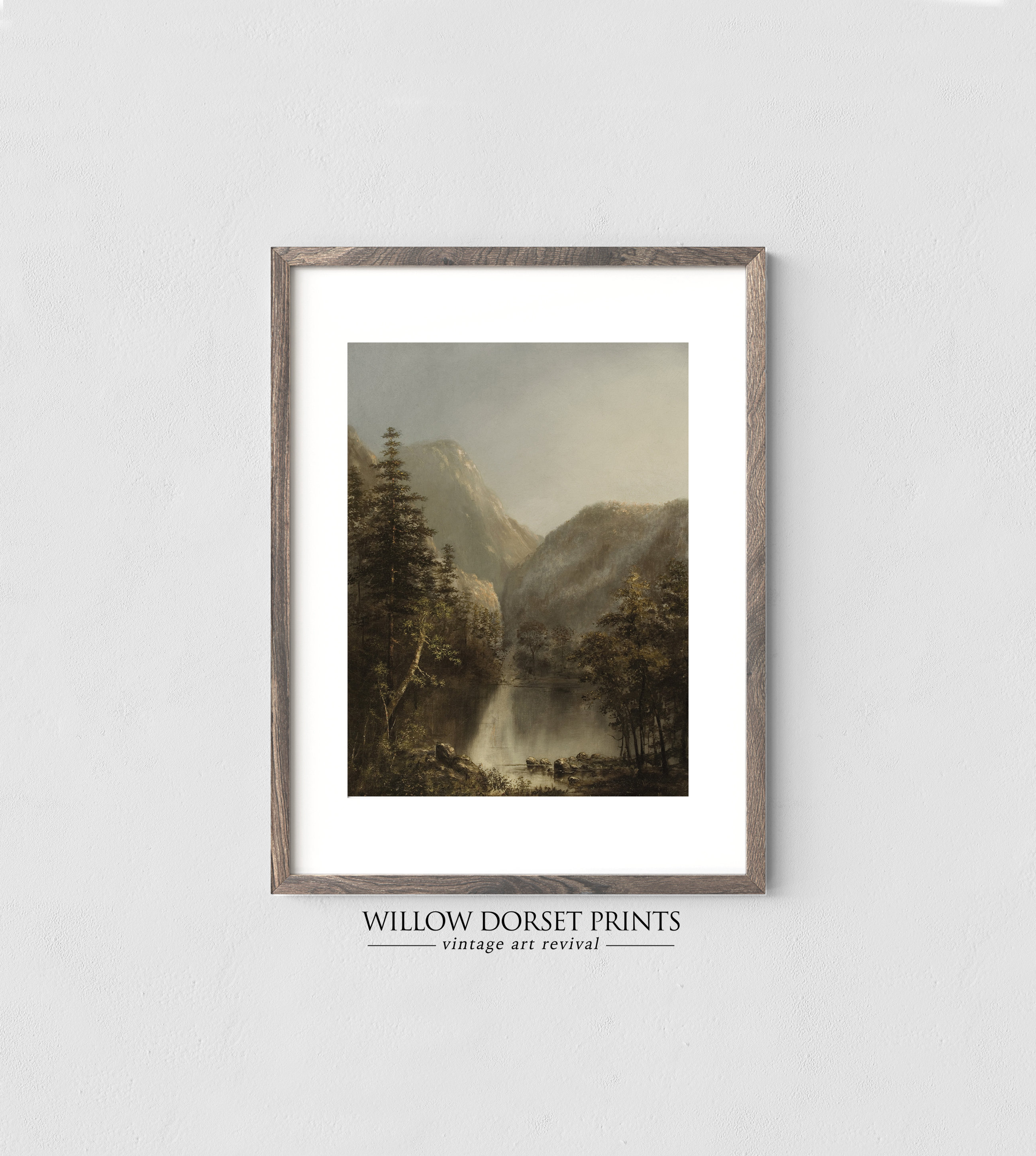 Muted Wilderness Landscape Printable Wall Art Nature Wall Art Lodge ...