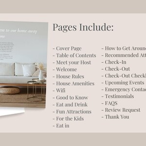 Editable Airbnb Welcome Packet Template, Vrbo Welcome Packet, Vacation ...