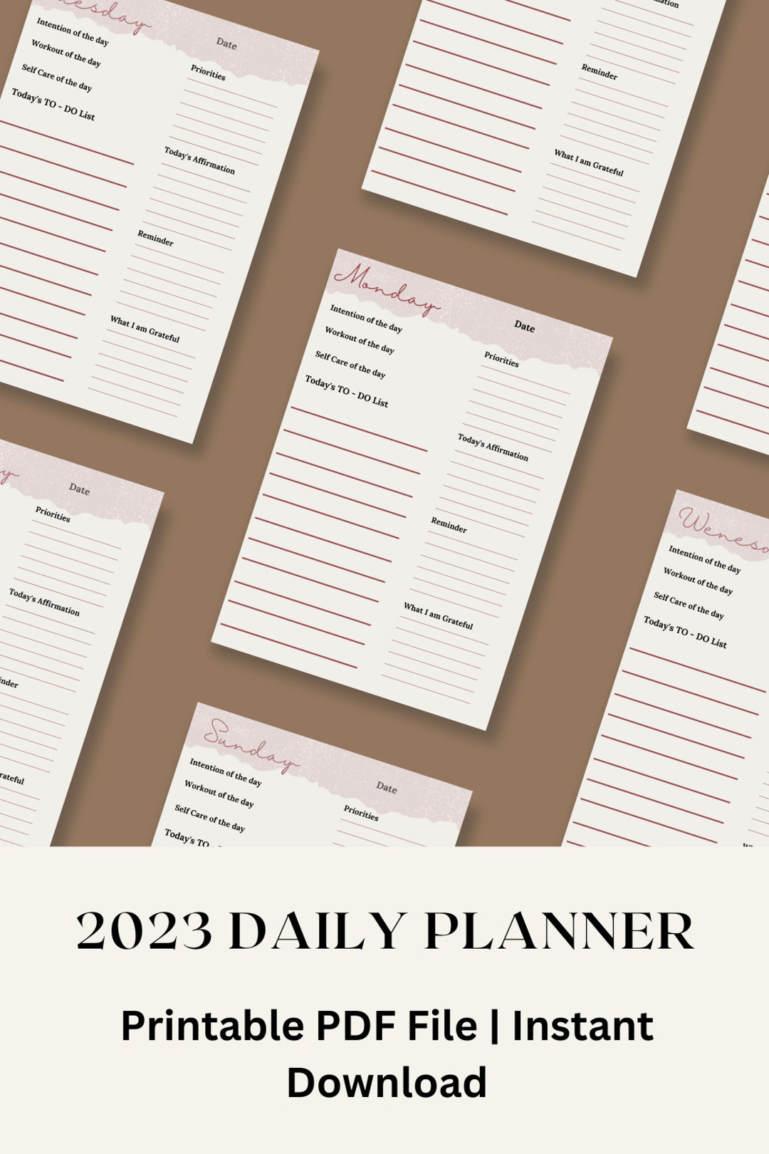 2023 to Do List Planner, 2023 Goals to Do List, New Year Goals, New ...