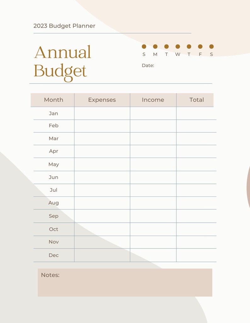 2023 Budget Tracker, Savings Tracker, Budget Planner, Financial Goals ...