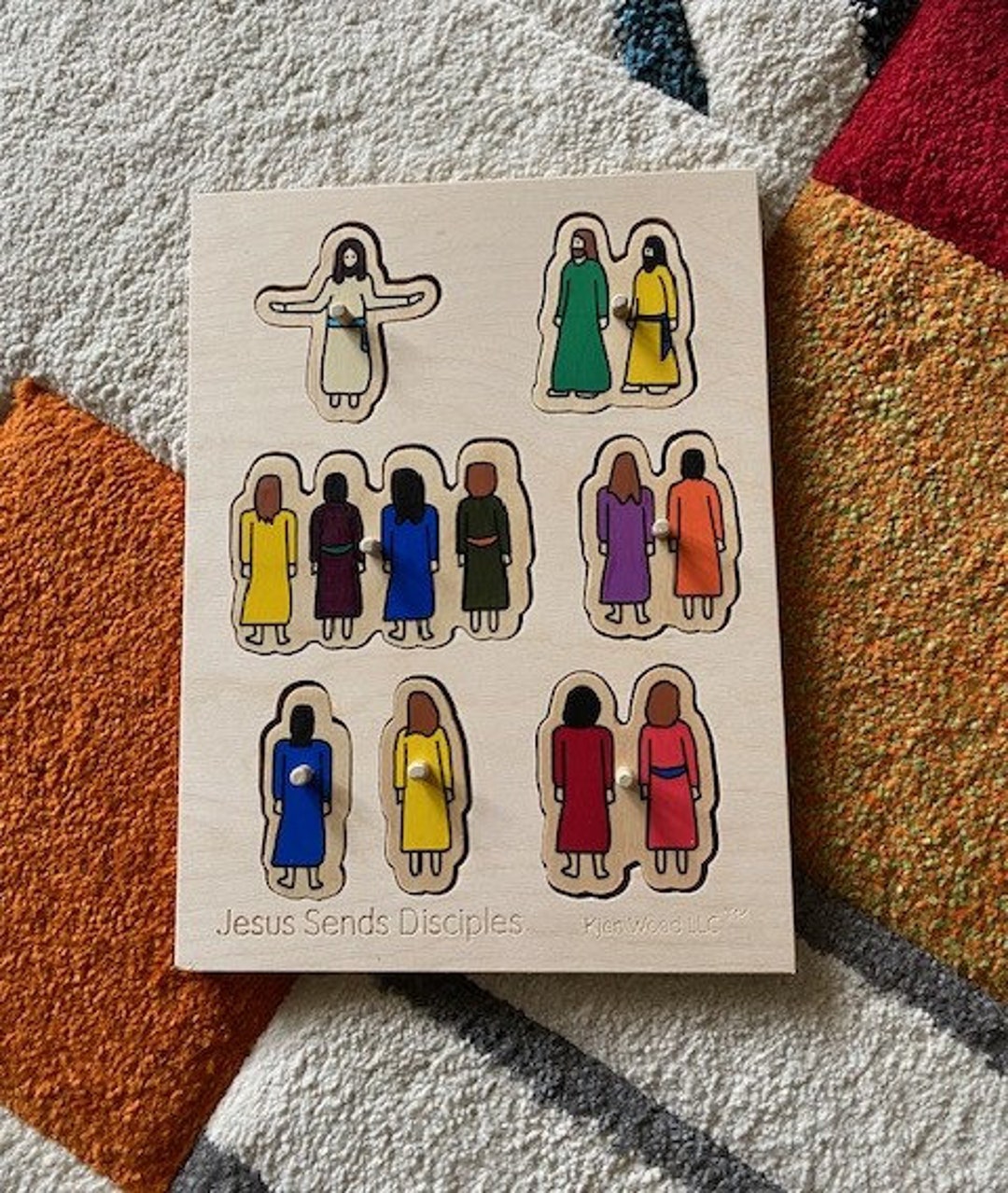 Disciples Puzzle Bible Stories Hands-on Bible Lessons Wood Figures - Etsy