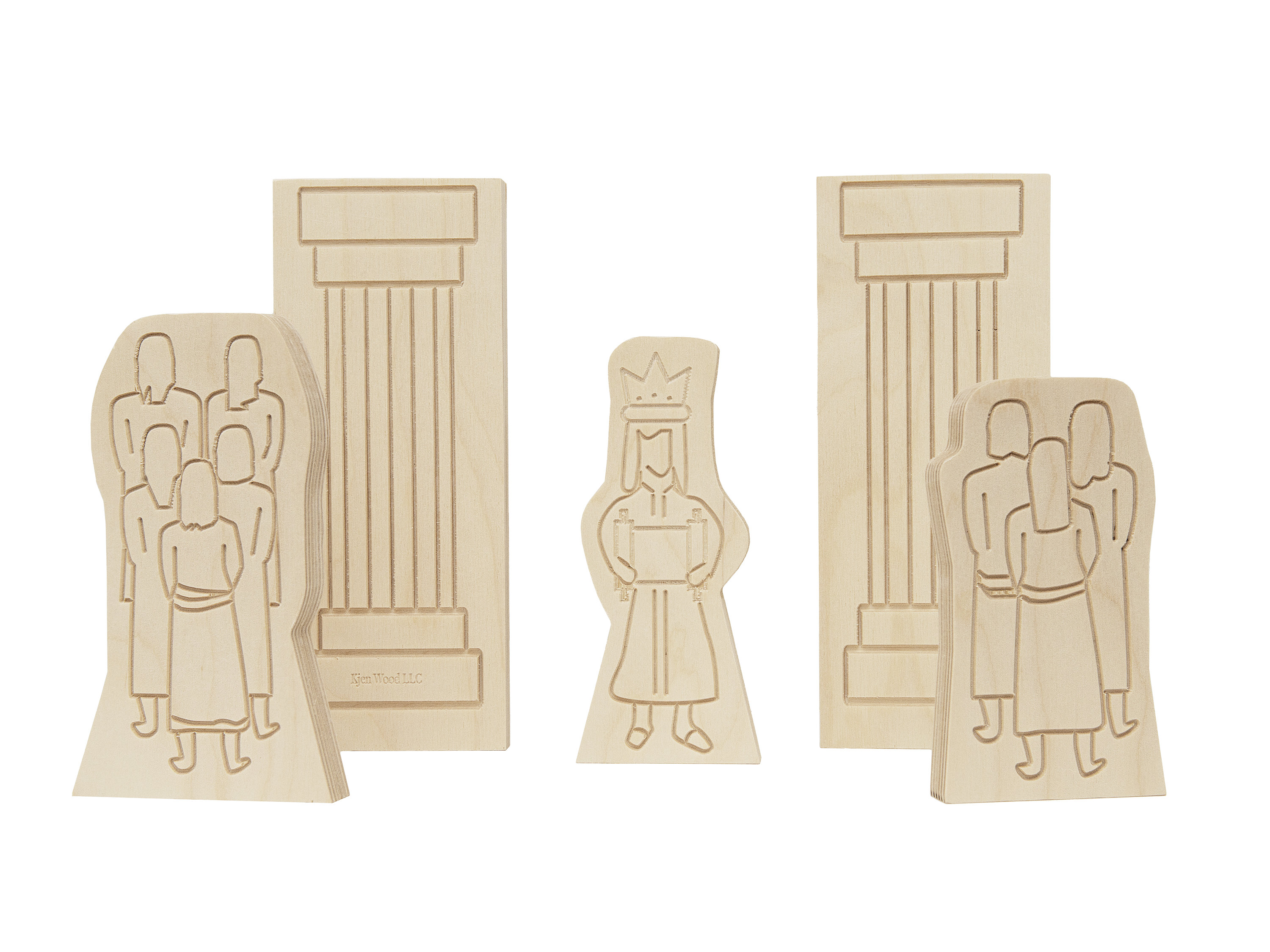 Josiah Bible Story: Hands-on Wood Figures, Bible Lessons - Etsy