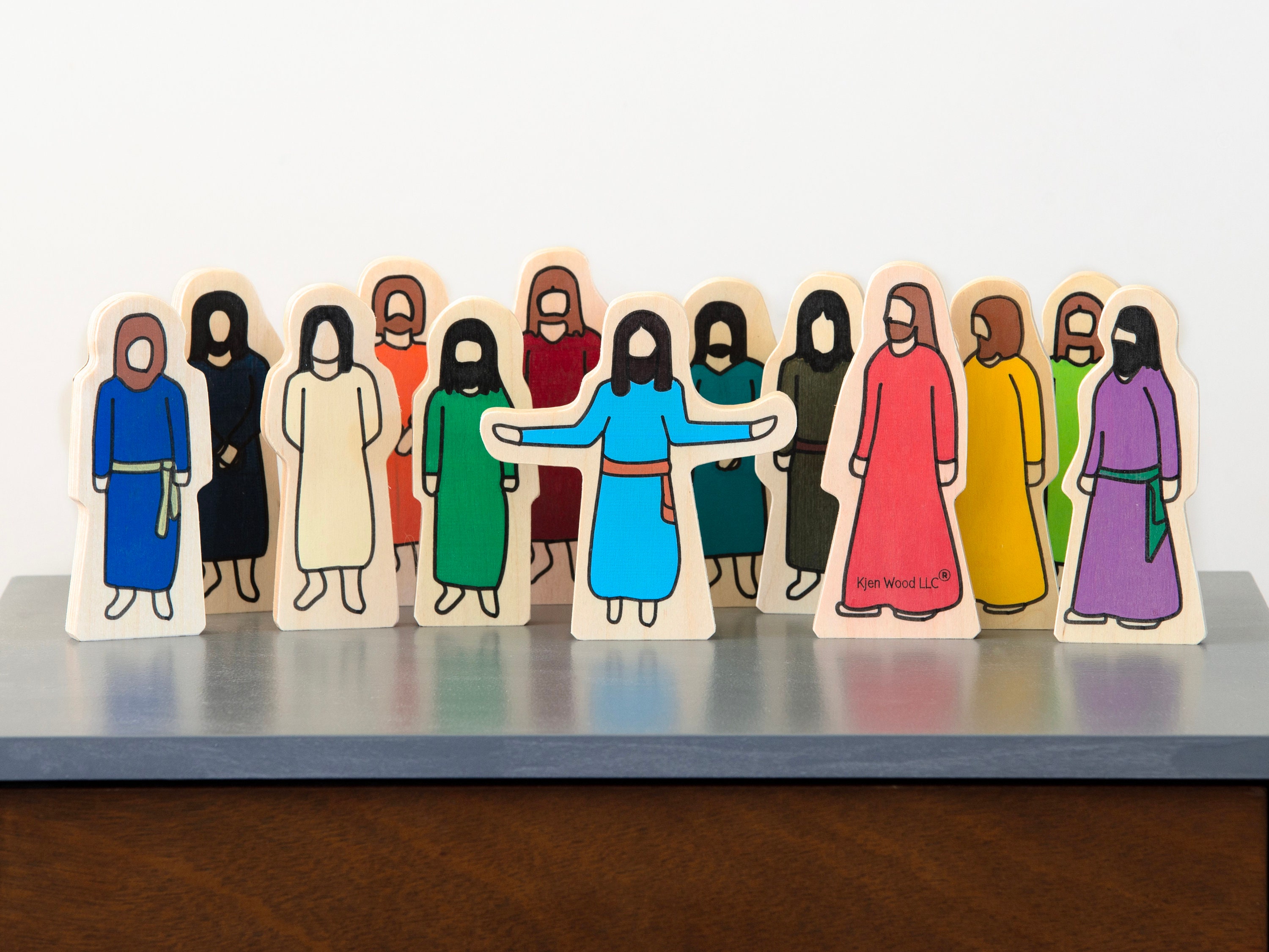 Jesus Disciples: Raw Wood or Painted Figures, Bible Story Set - Etsy