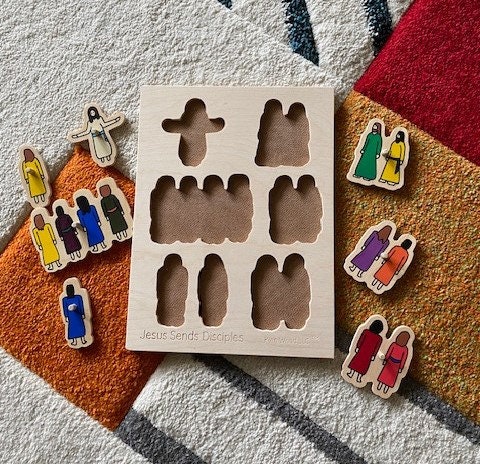 Disciples| Puzzle| Bible Stories| Hands-on| Bible Lessons| Wood Figures ...