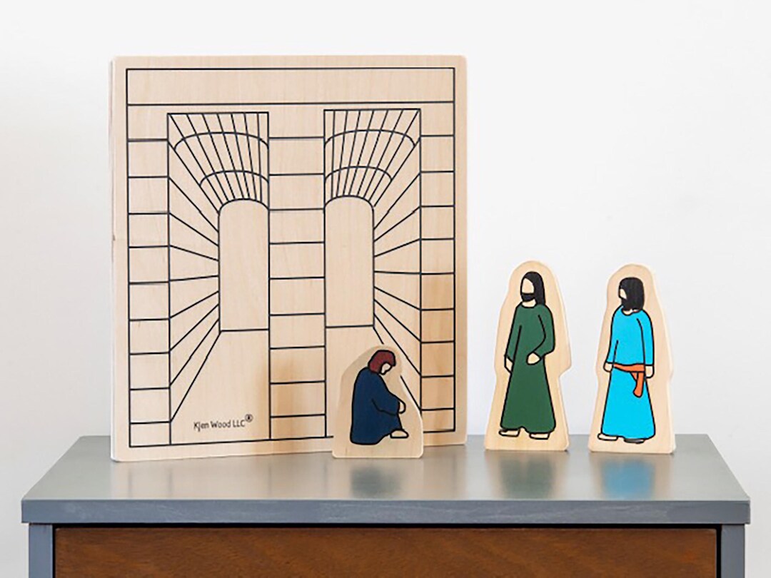 Beggar Healed: Wooden Bible Story Figures, Hands-on Learning - Etsy