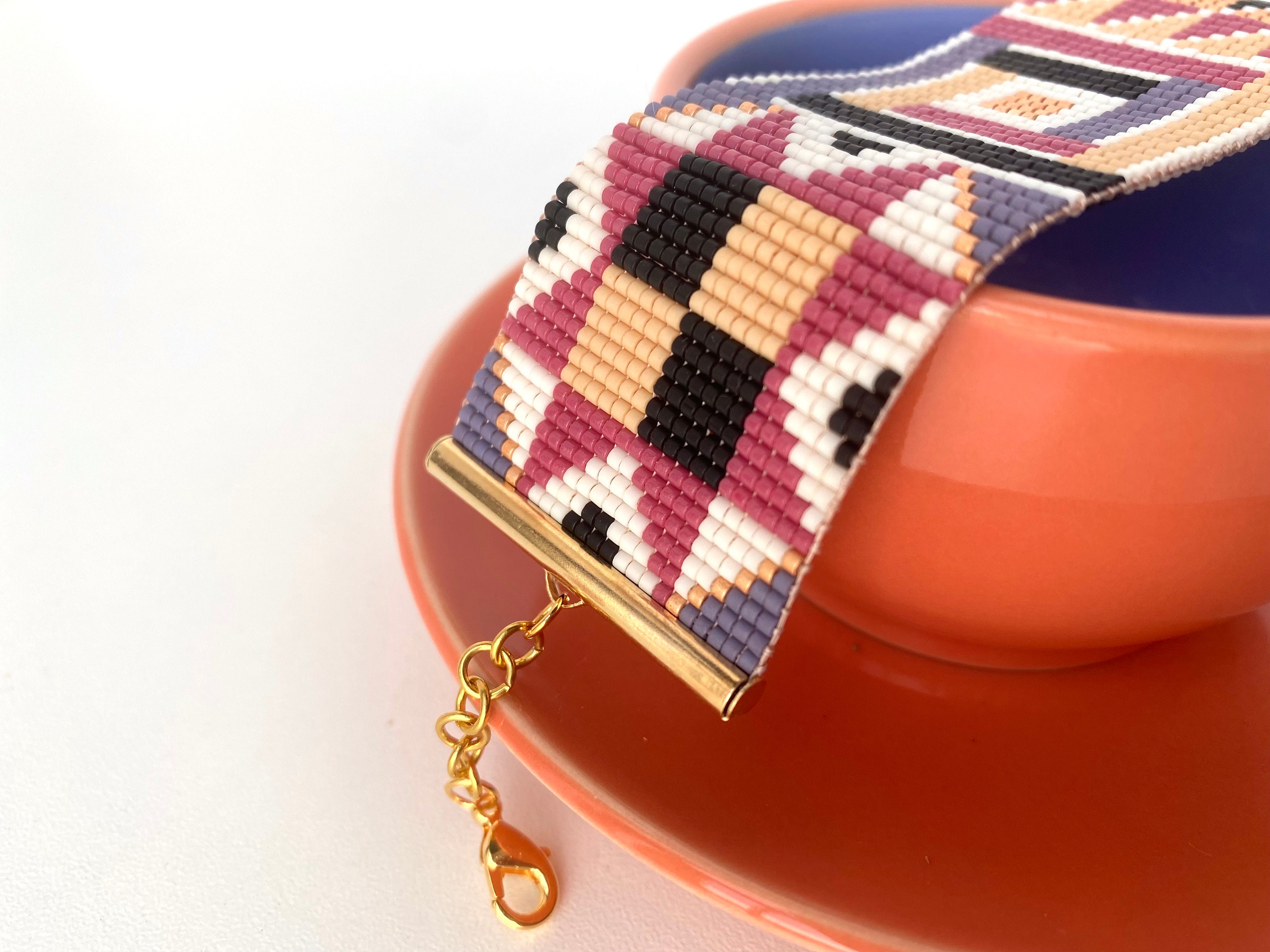 JANE Bead Weaving, Bead Loom Patterns, Bead Loom Bracelet Pattern ...