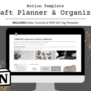 Grayscale Digital Planner Daily Planner Notion Template - Etsy