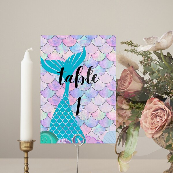 Beach Table Numbers - Etsy