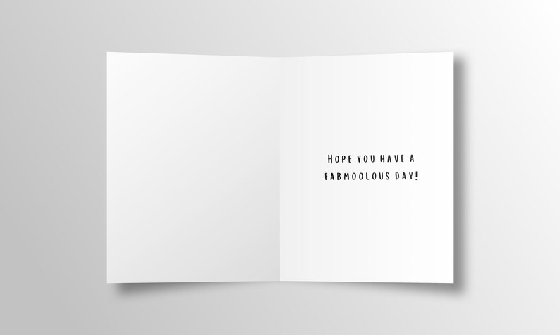 Printable Cow Birthday Card Digital Download - Etsy