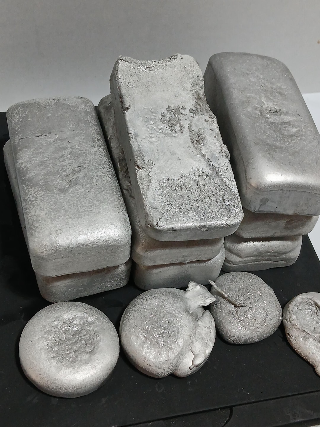 Hand Poured Pewter ingots for Casting 1lb - Etsy México