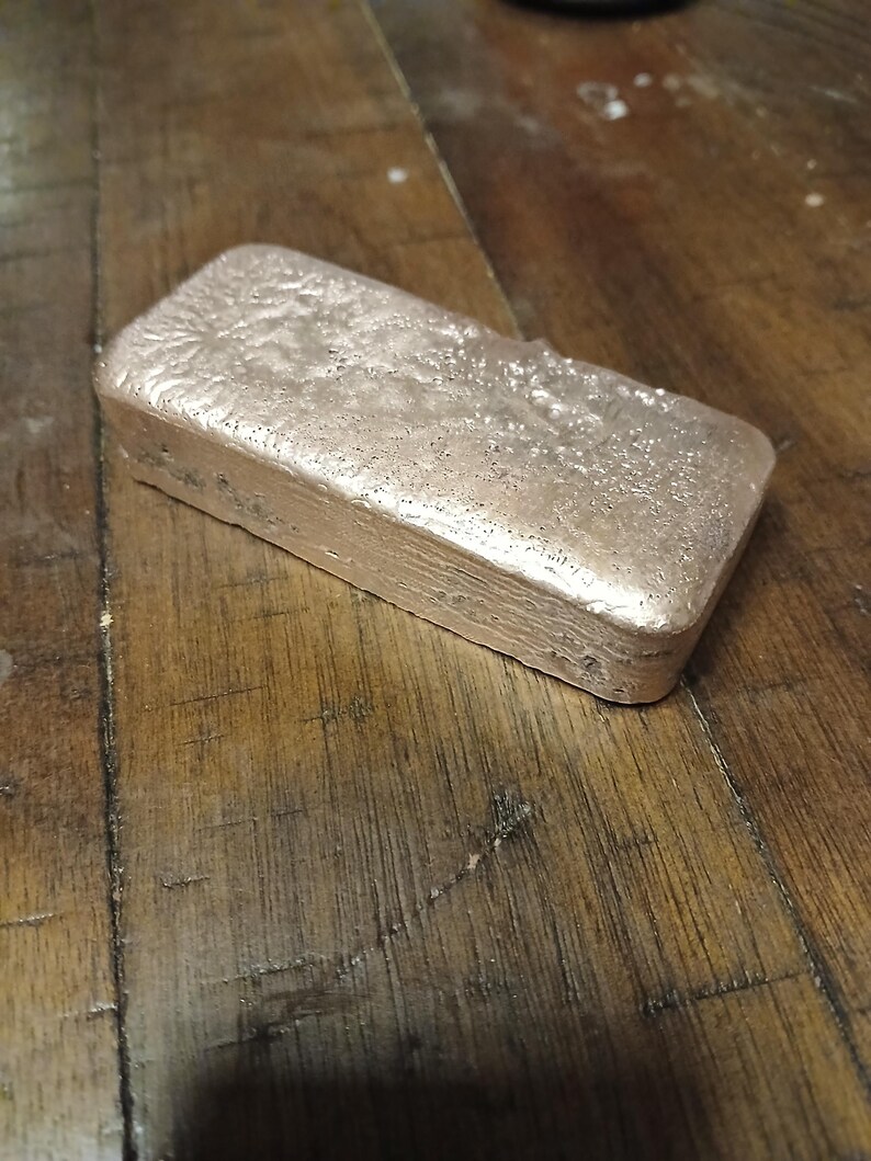 Hand Poured Pure Copper Ingot for Casting 1lb 4oz - Etsy UK