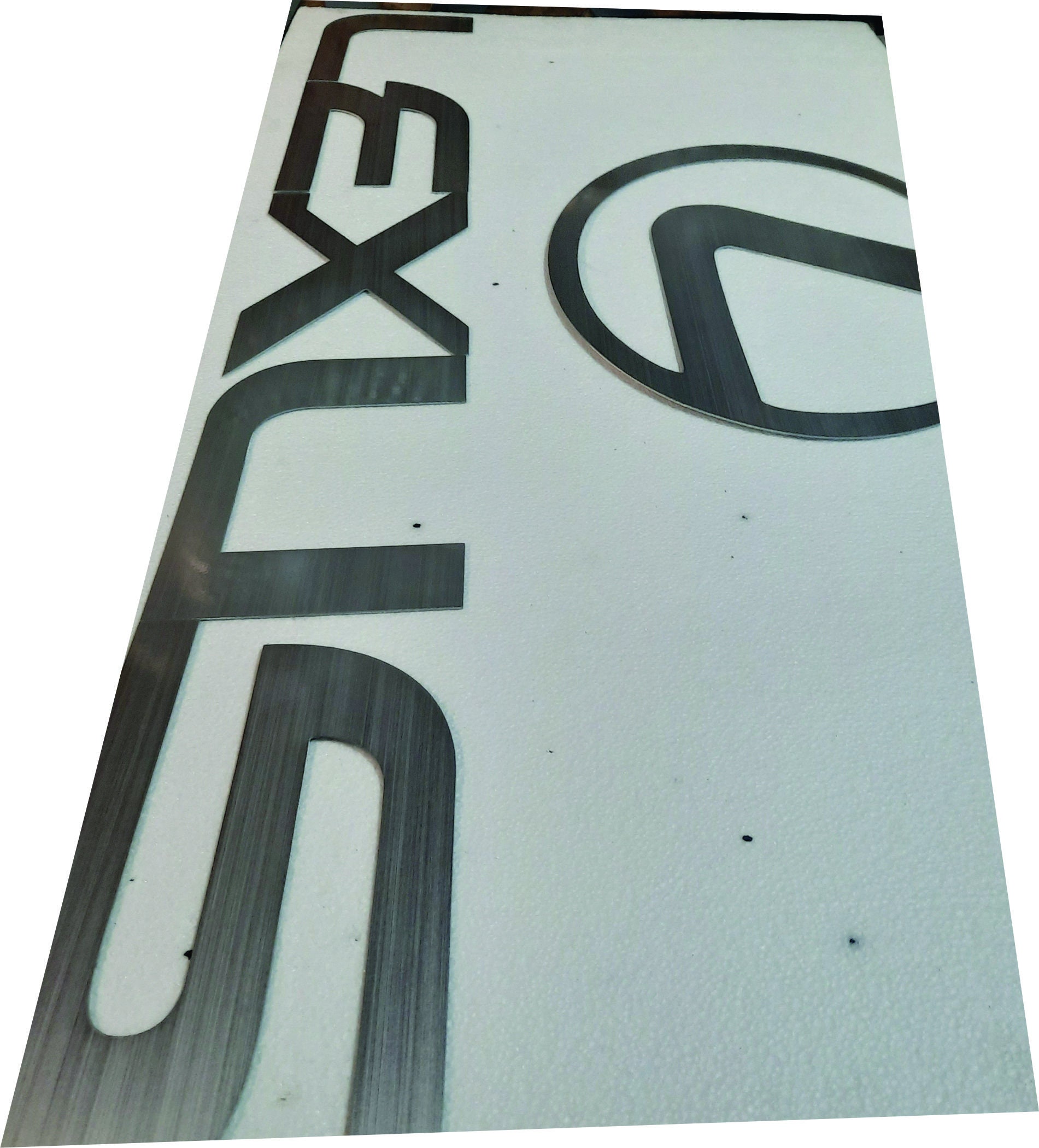 Lexus Lettering and Logo Set Garage Sign Beautiful Brushed Aluminum - Etsy