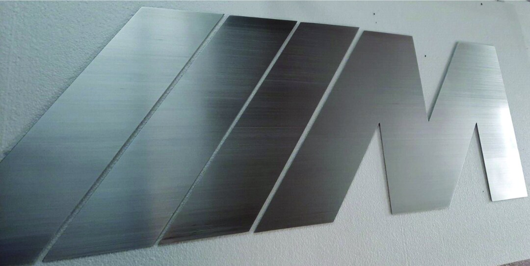 BMW ///M Garage Sign Beautiful Brushed Aluminum Logo 3 Feet Wide - Etsy
