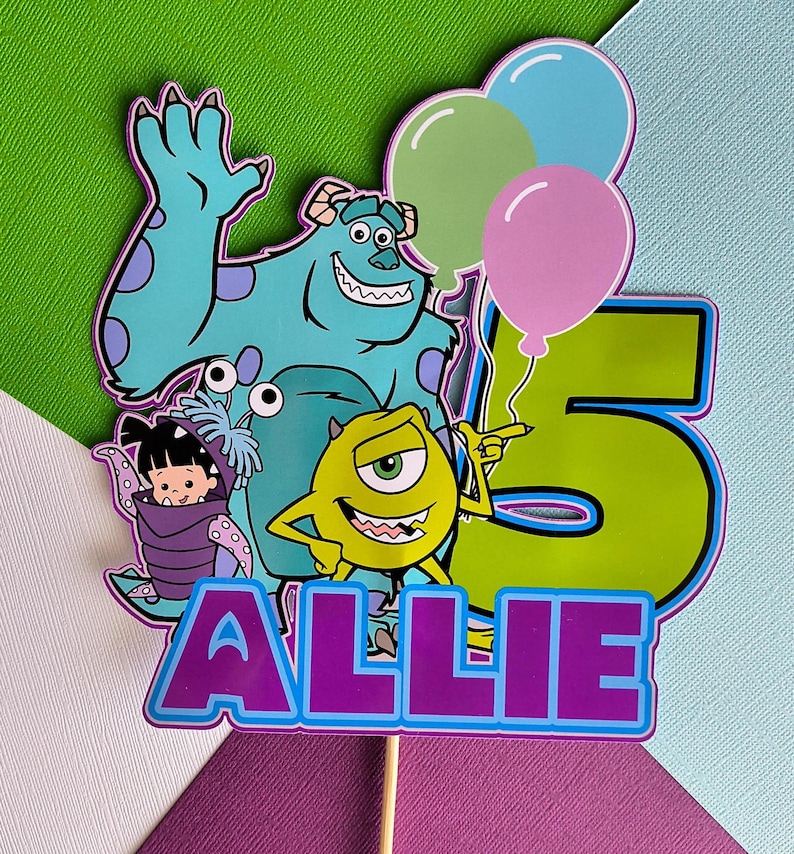 Personalized Character Cake Topper - Etsy