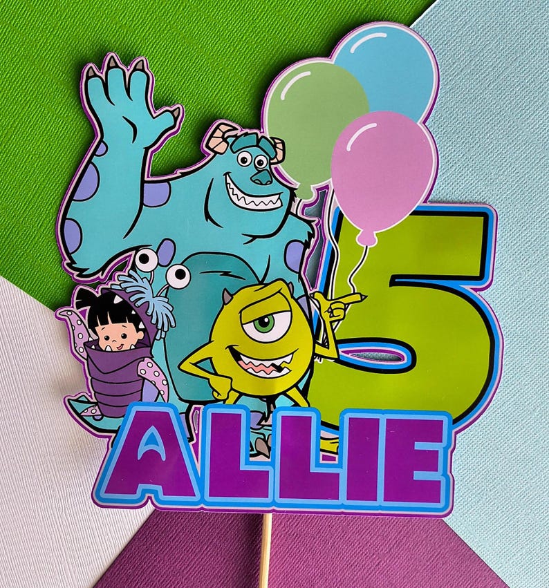 Personalized Character Cake Topper - Etsy