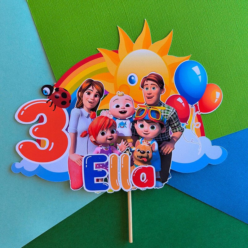 Cocomelon Cake Topper - Etsy