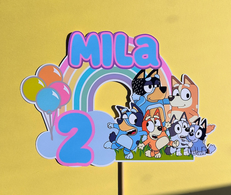 Personalized Character Cake Topper - Etsy