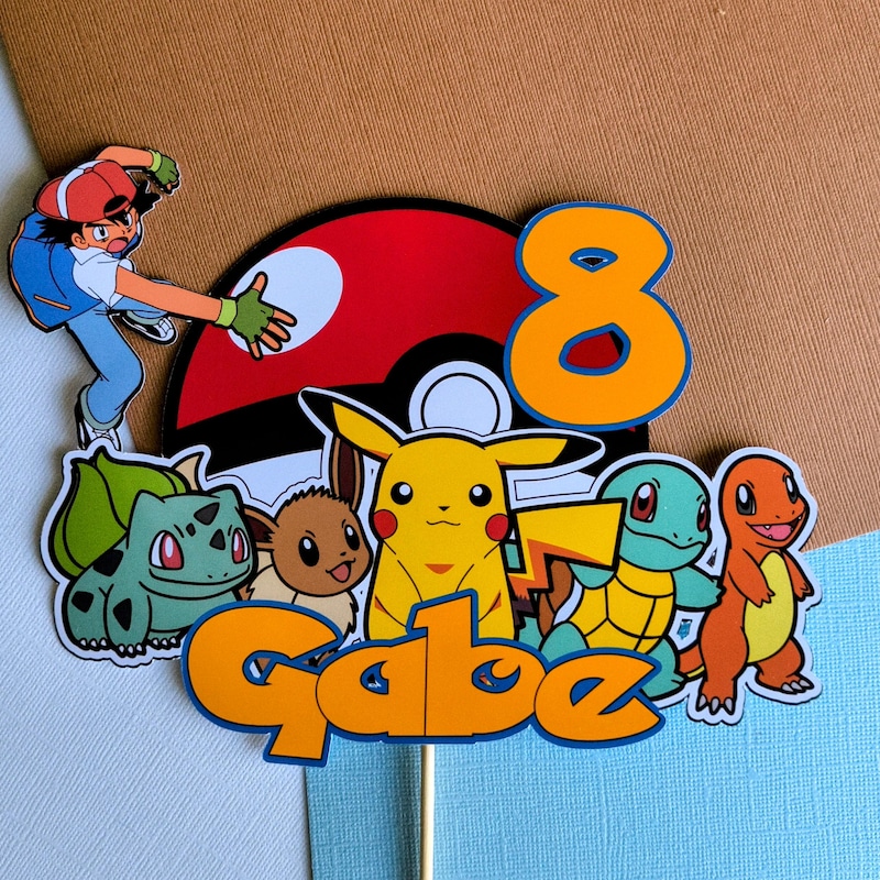 Pikachu Cake Topper - Etsy