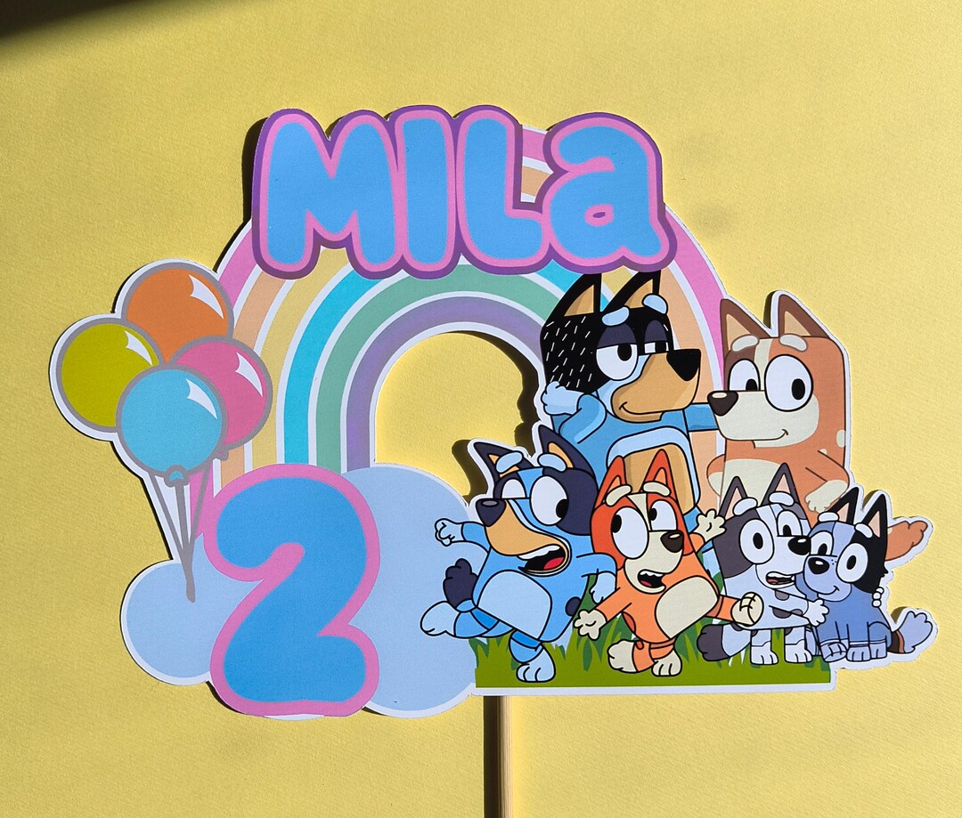 Personalized Character Cake Topper - Etsy