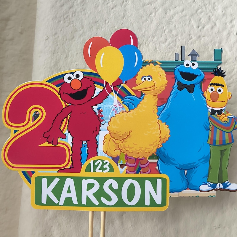 Elmo Cake Topper - Etsy