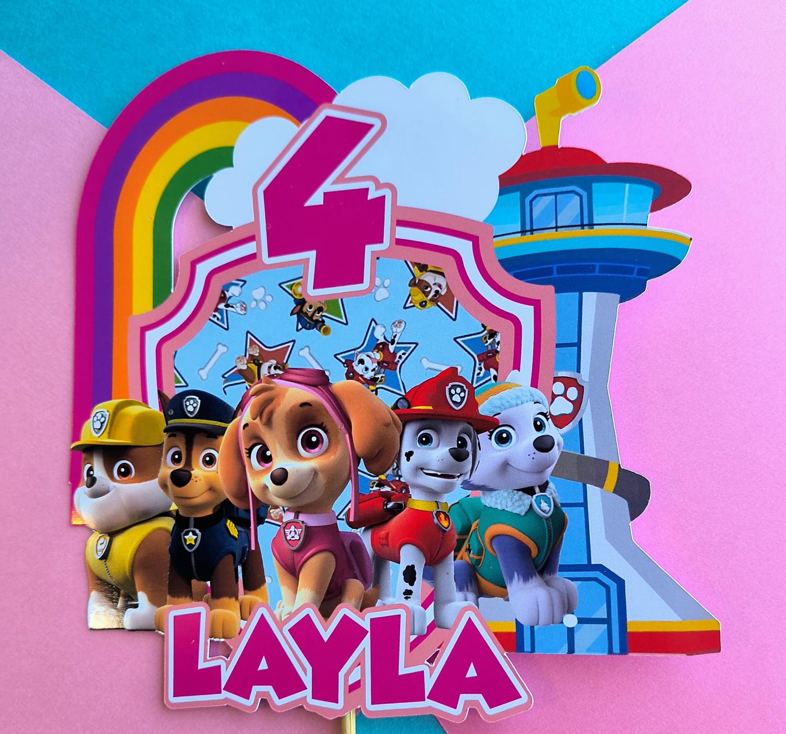 Personalized Character Cake Topper - Etsy
