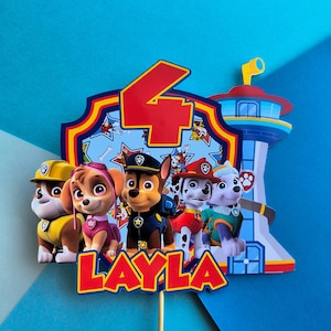 Personalized Character Cake Topper - Etsy