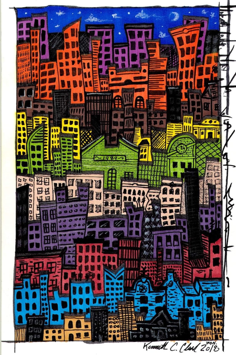 Cities of Color and Shadow II - Digital Download for Personal Printing ...