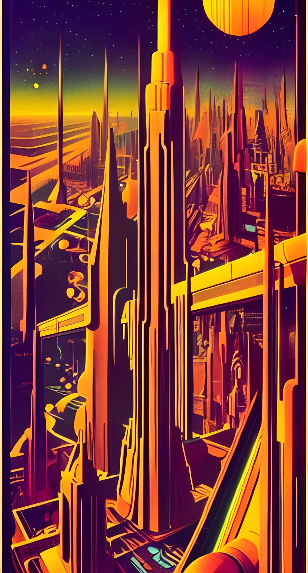 Futurist Cities in the Cosmic Architecture Ward - Digital Download for ...