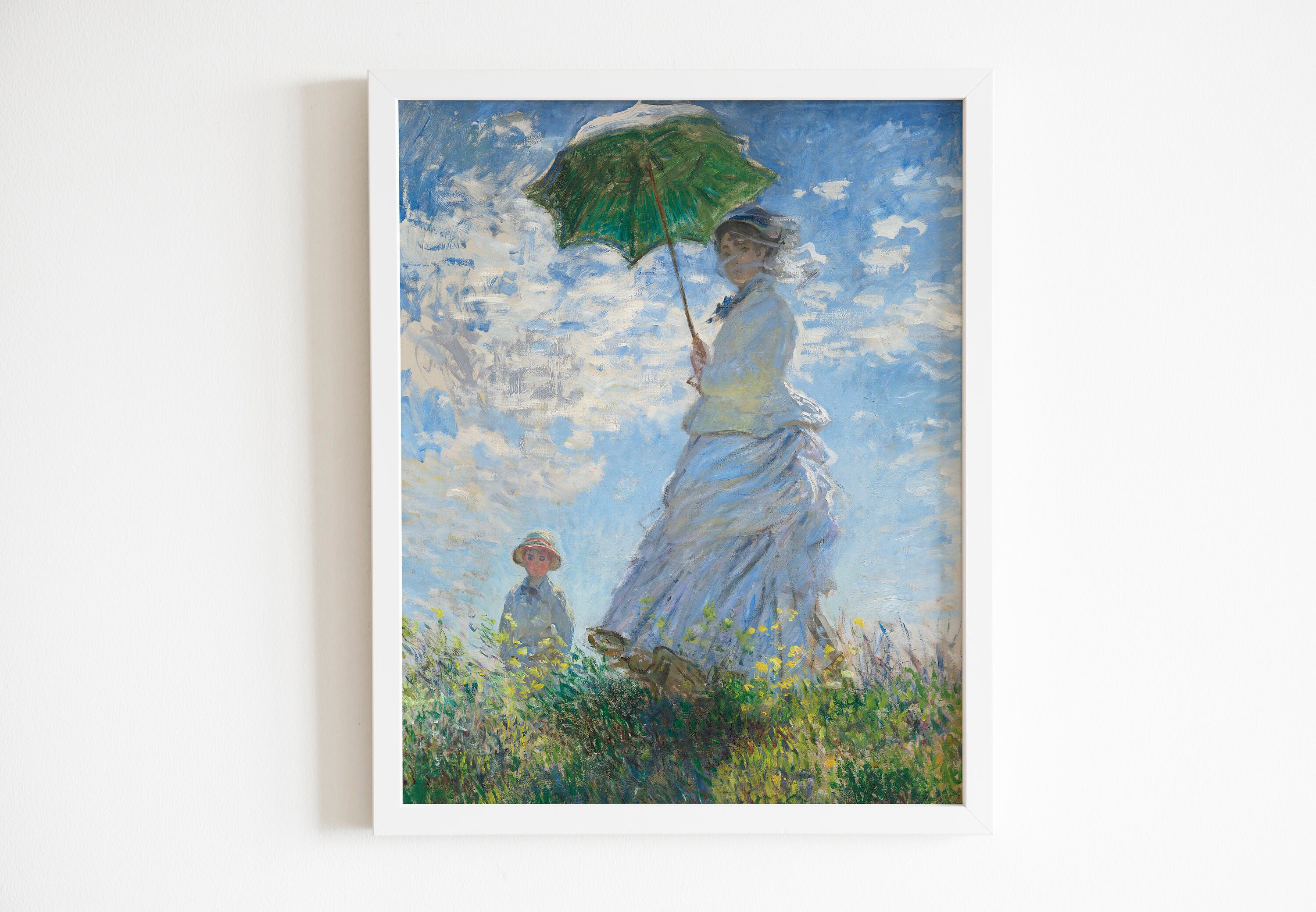 Claude Monet - Madame Monet and Her Son Vintage Wall Art - Wall Art ...