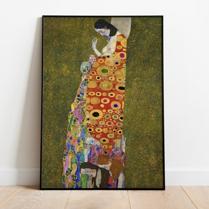Hope II - Gustav Klimt- Vintage Wall Art - Wall Art Printable - Vintage ...