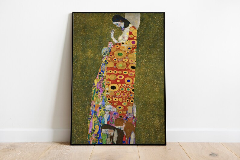 Hope II - Gustav Klimt- Vintage Wall Art - Wall Art Printable - Vintage ...