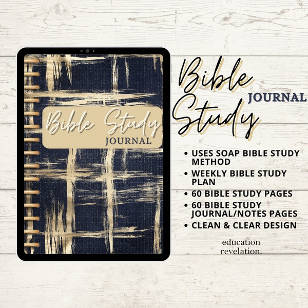 Bible Study Journal - Etsy