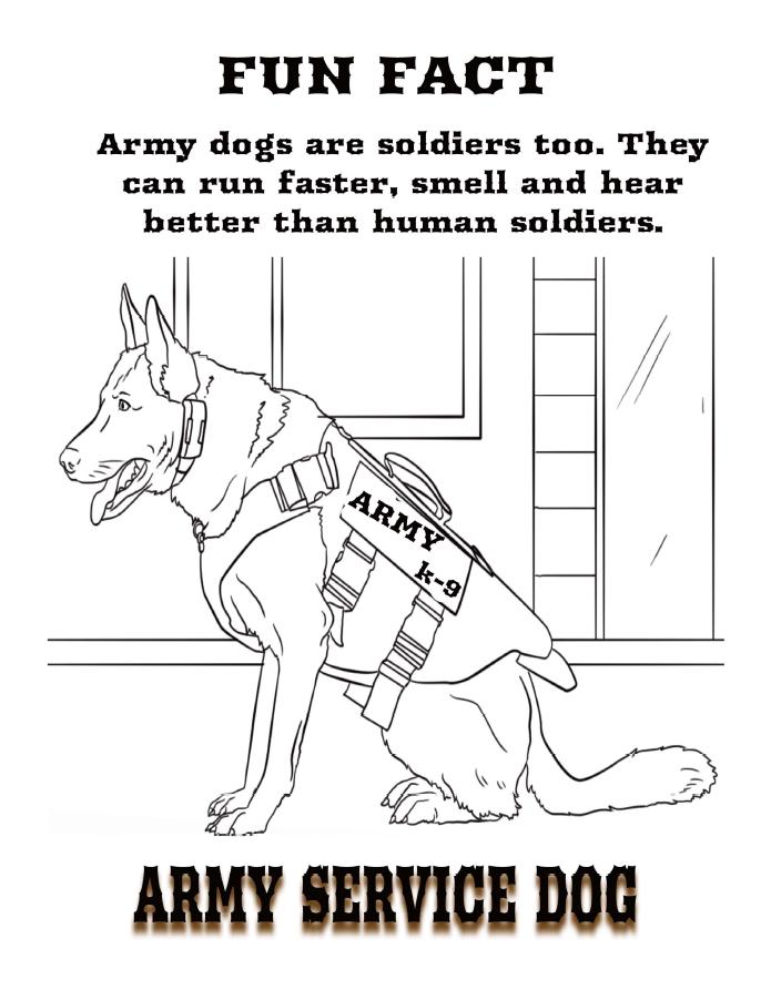 Army Fun Facts Printable Coloring Pages for Kids | 64 Page Downloadable ...