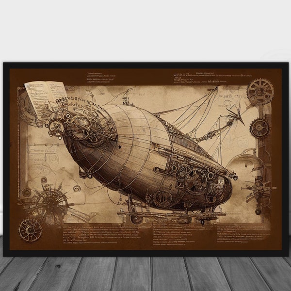 Steampunk Art Print - Etsy