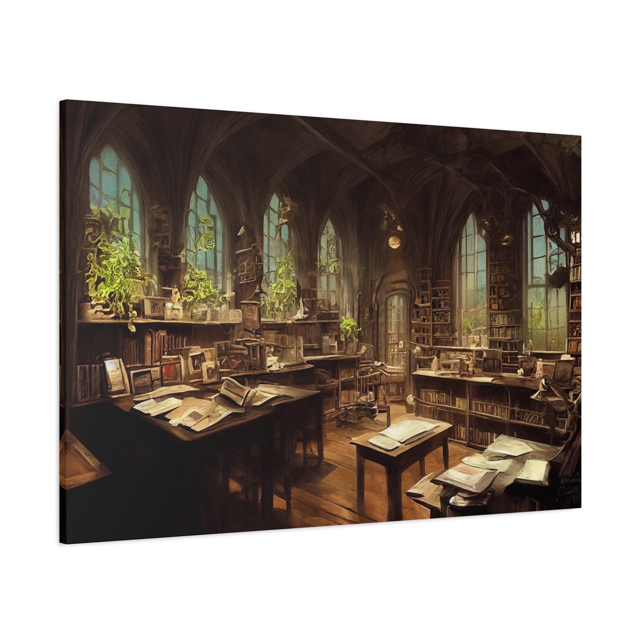 Fantasy School Classroom Painting Wizard Botany Class - Etsy Australia