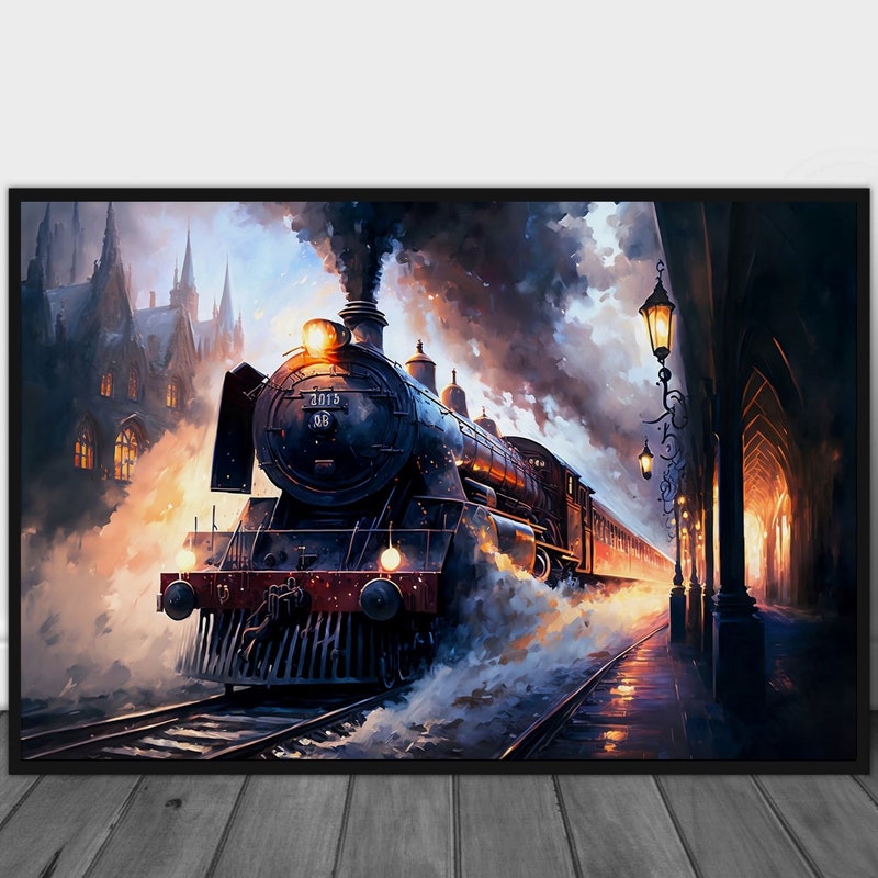 Train Art - Etsy