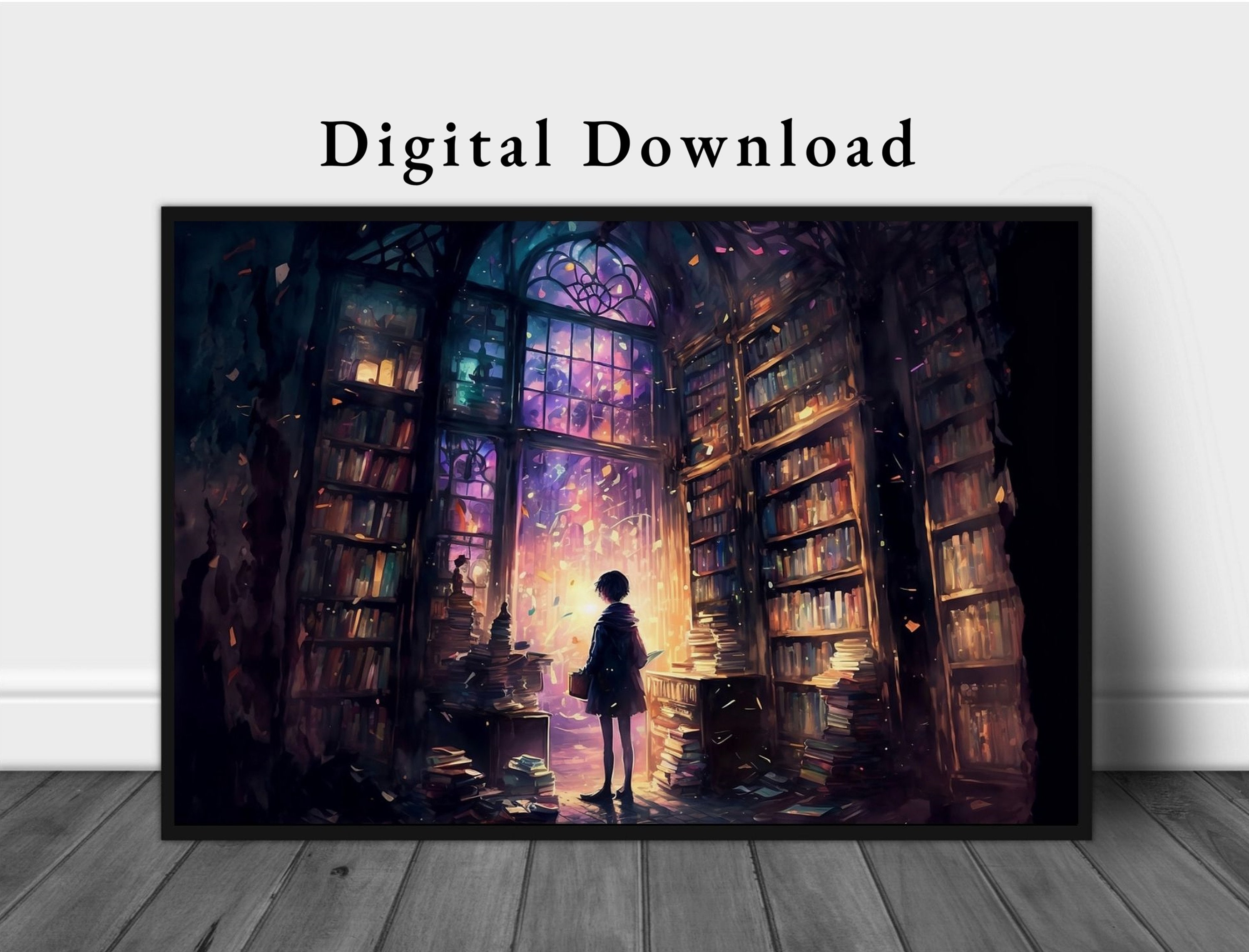 Anime Magical Library