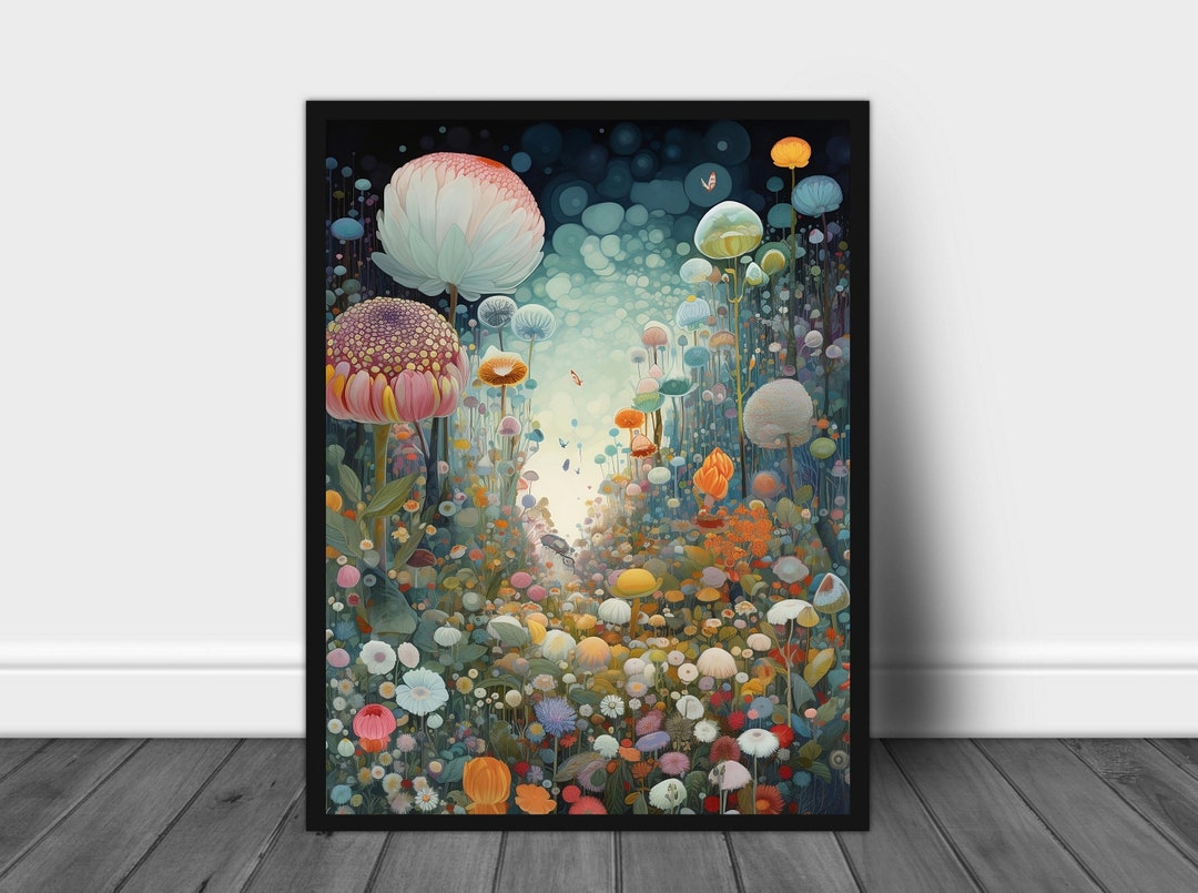 Abstract Fantasy Spring Print Fantasy Spring Canvas Modern Fantasy ...