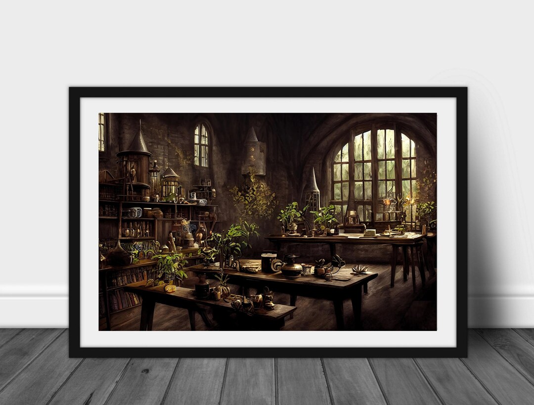 Fantasy Botany Class Art Wizarding School Art Wizardry School Art ...