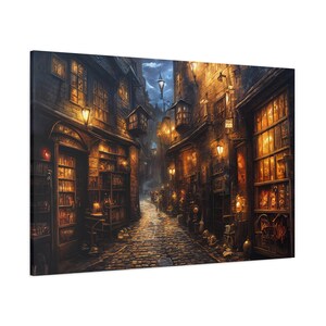 Fantasy Alley Art Fantasy Alley Painting Sorcery Alley Canvas Anime ...
