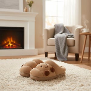 Jellycat Croissant Slippers - Etsy UK