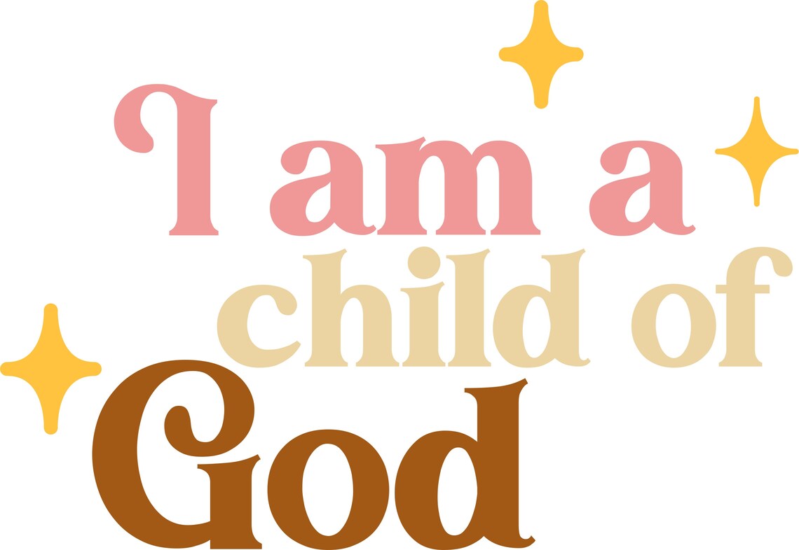 Boho I Am a Child of God Digital File - Etsy