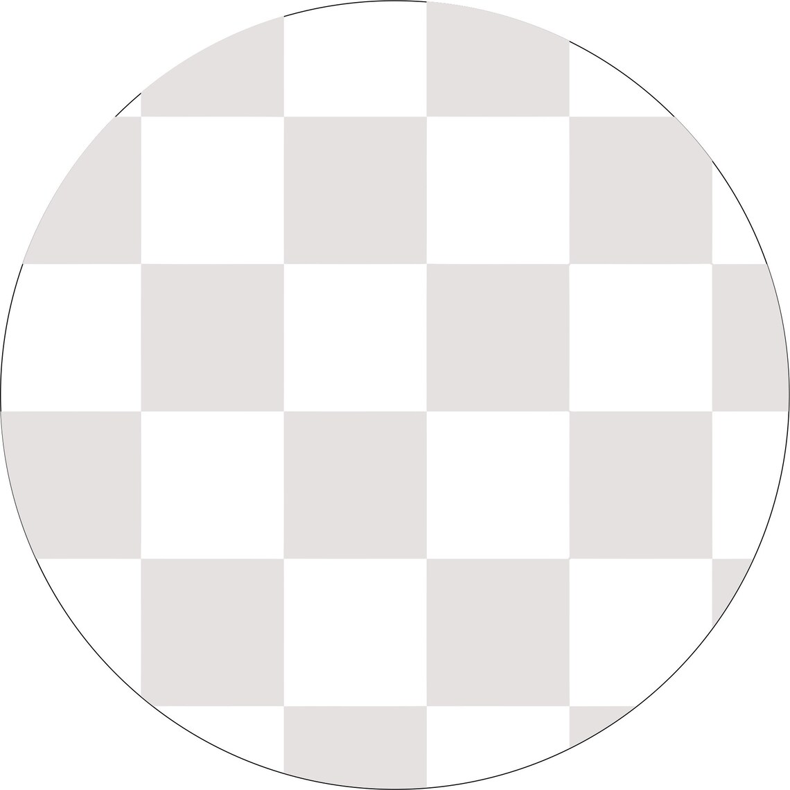 Checkered Circle Digital File - Etsy