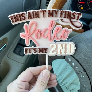 Happy Birthday Cake This Aint My First Rodeo Its My Second Birthday ...