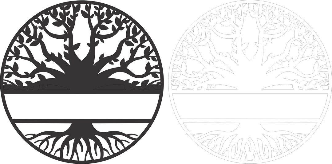 Family Tree Split to Add Name Digital File - Etsy